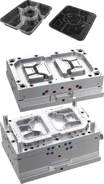 China Thin Wall Container Injection Moulding Die Mould Sale Manufacturer